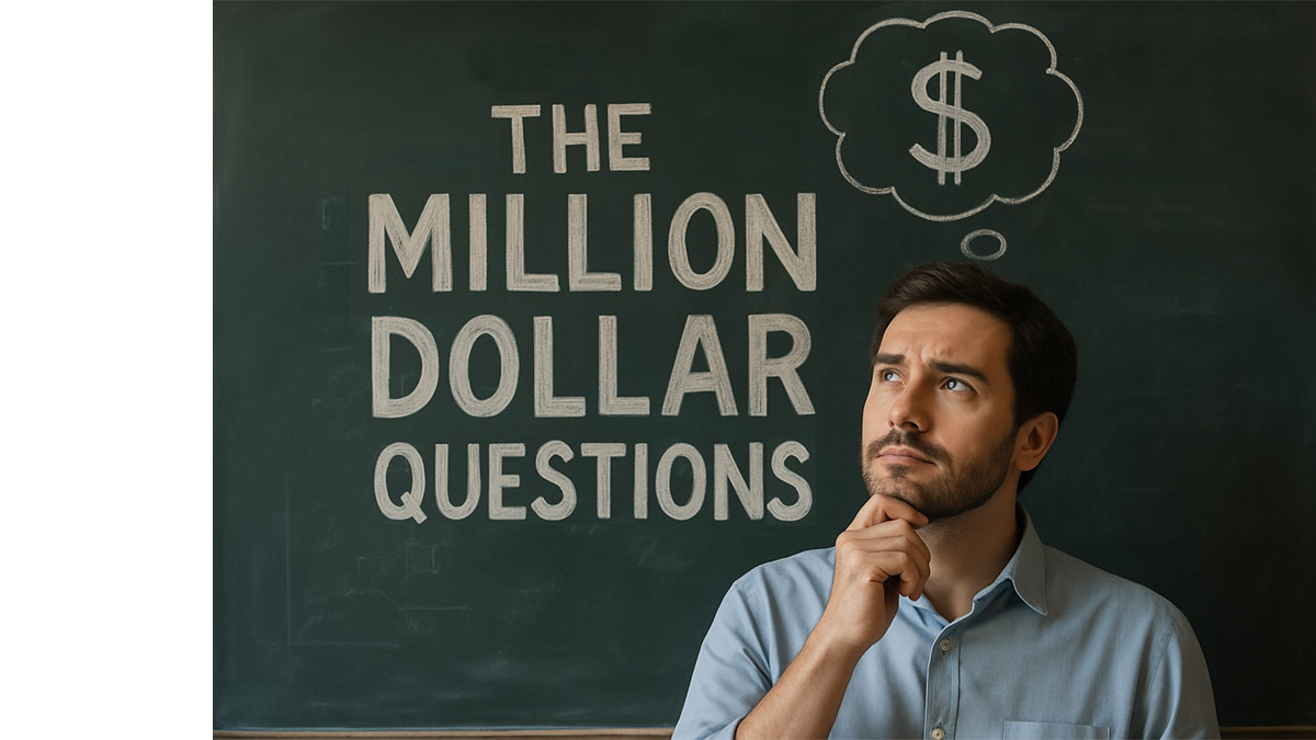 Million Dollar Questions - Questions & Phrases that changed my life ...